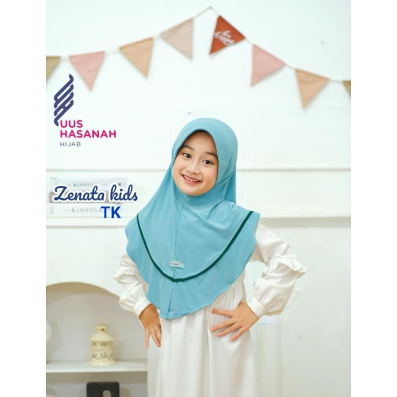 Jual (Uus Hasanah) ZENATA TK •jilbab instan anak jersey super•hijab ...