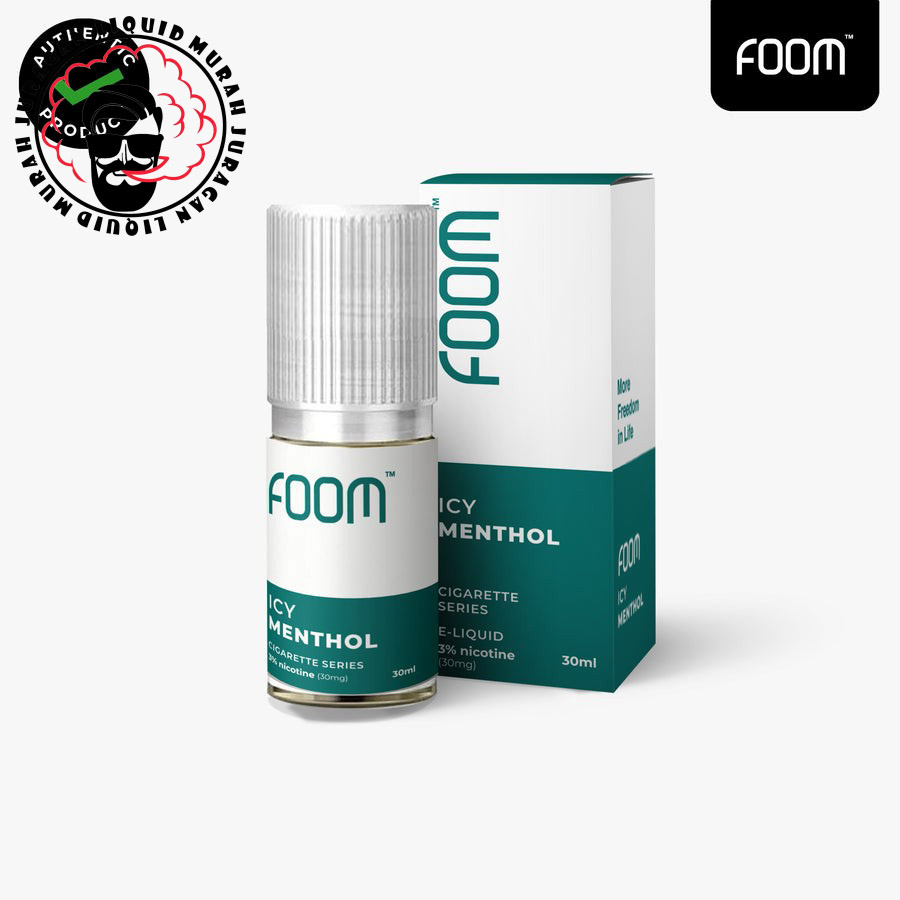 Jual LIQUID FOOM ICY MENTHOL RED MILD JAVA KRETEK 30ML 30MG 50MG BY ...