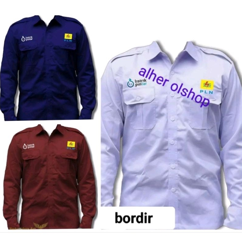 Jual kemeja PLN baju PLN seragam PLN pdh PLN Pdl PLN baju kerja PLN ...