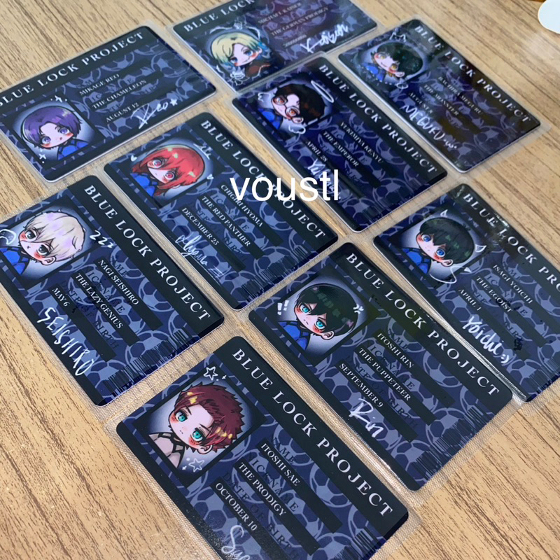 Jual Blue Lock ID Card by Voustl | Shopee Indonesia