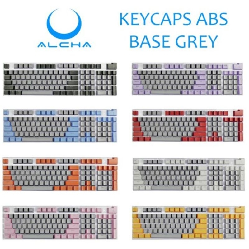 Jual SATUAN ALCHA KEYCAPS ABS DOUBLESHOT INJECTION MECHANICAL KEYBOARD ...
