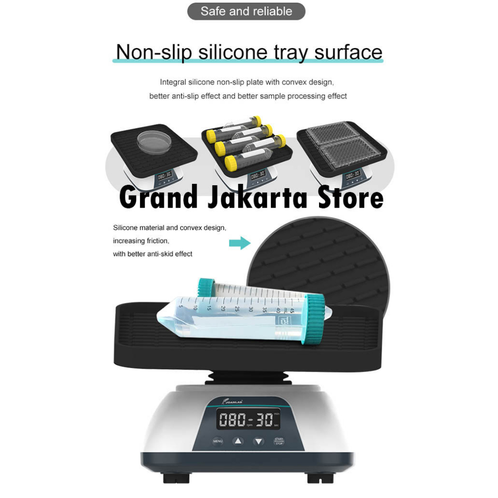 Jual Orbital Shaker Rotator Joanlab SK3D Rotation Mixer 3D Oscillator Digital Stirrer SK-3D ...