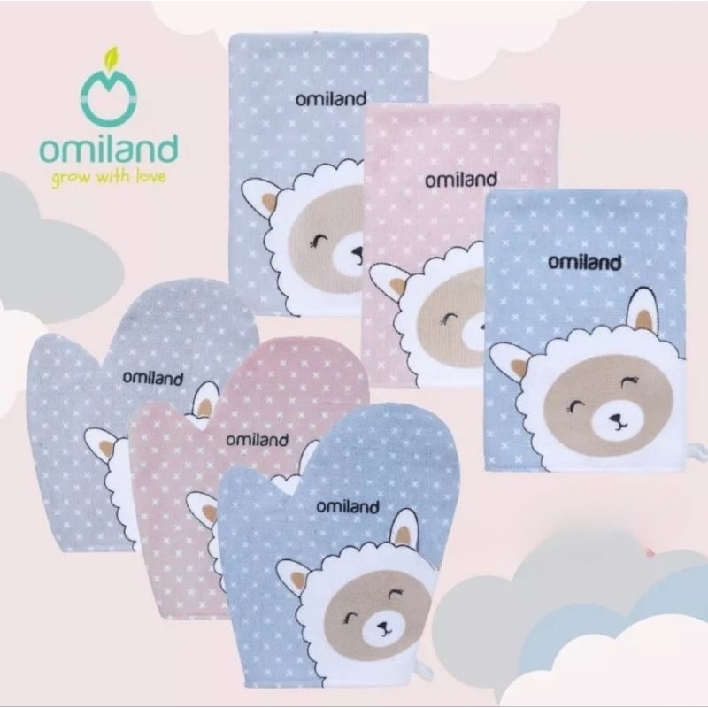 Jual Omiland Washlap Tangan Motif Alpaca / Otter / Fox WASLAP Handuk ...