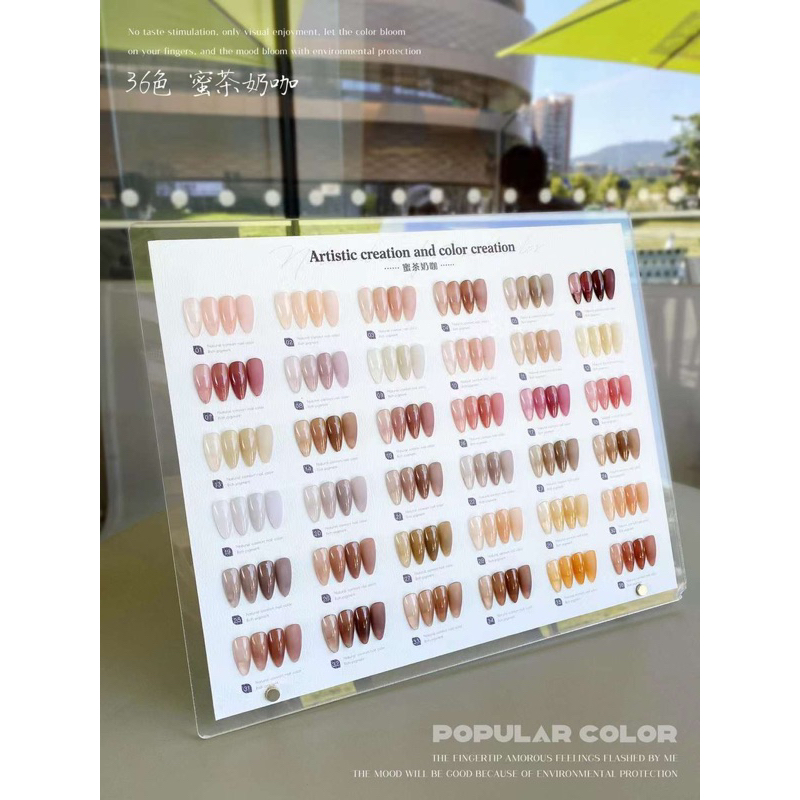 Jual CARLY SALON SHEER COLLECTION 36 WARNA KUTEK GEL POLISH SET ...