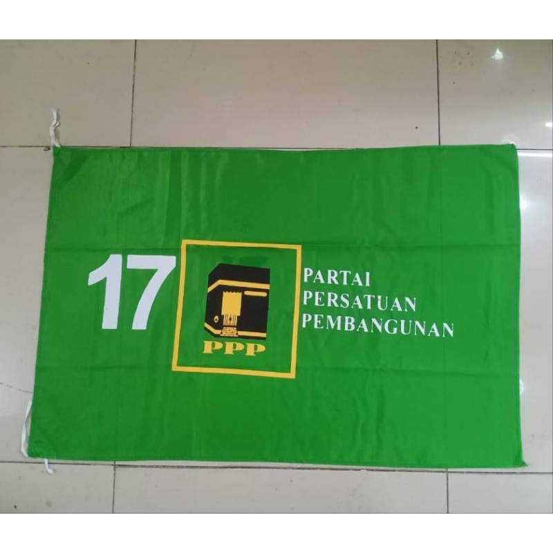 Jual Bendera partai ppp terbaru ukuran 60x90cm isi 50 lembar | Shopee ...