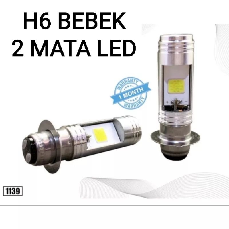 Jual LAMPU LED H6 LASER 2 WARNA SUPER TERANG UNIVERSAL MOTOR BEBEK DAN MATIC | Shopee Indonesia
