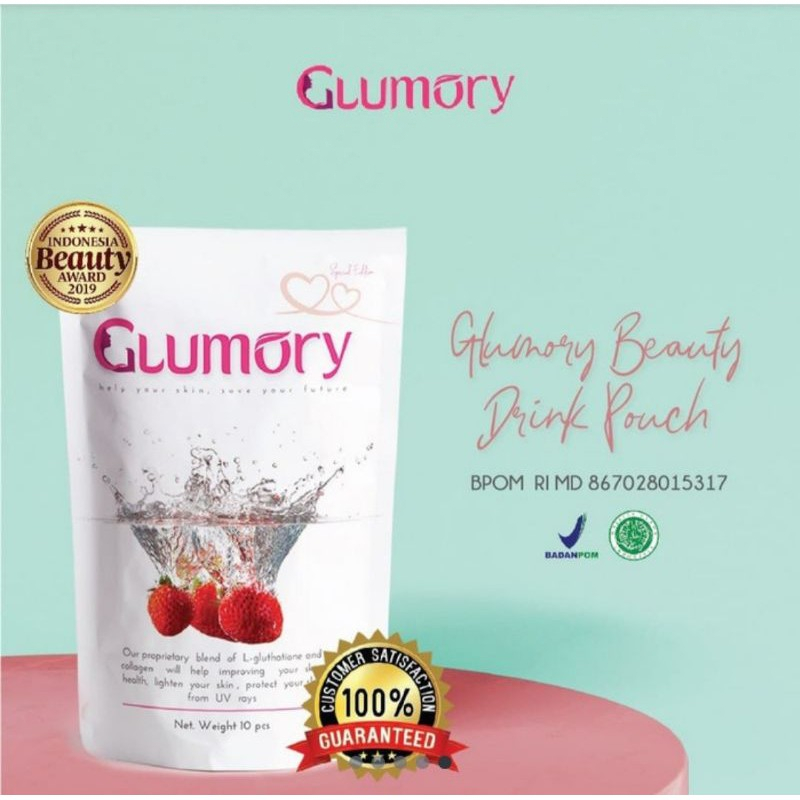 Jual GLUMORY Pouch 10 Sachet / Glumory collagen Beauty Drink | Shopee ...