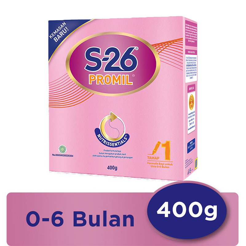Jual S-26 Promil Tahap 1 Susu Formula Bayi 0-6 Bulan 400 g | Shopee ...