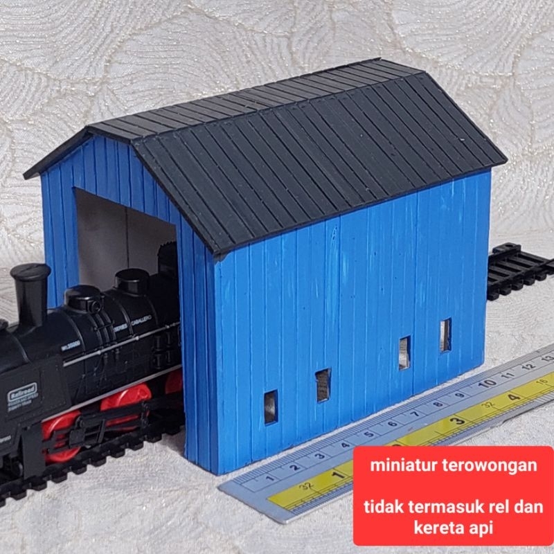 Jual miniatur palang kereta api diorama skala scala 1 : 87 maket rumah ...