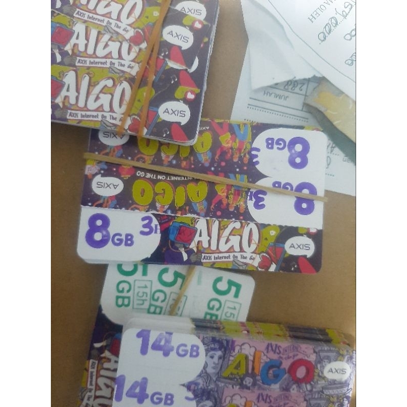Jual Voucher kuota / Paket data Axis Aigo mini dan Bronet untuk ...