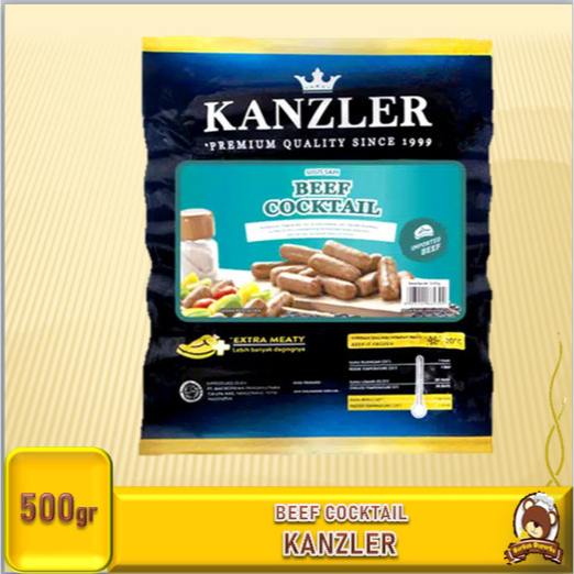 Jual Kanzler Sosis Beef Cocktail 500gr \ Sosis Kanzler | Shopee Indonesia