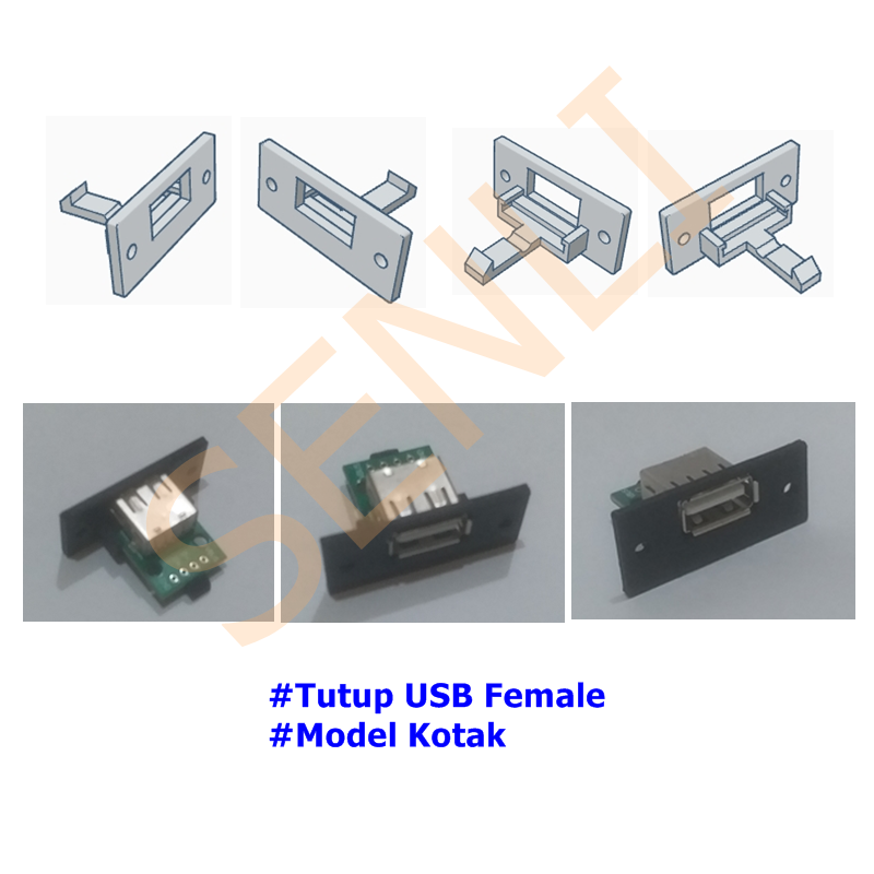 Jual Tutup Module USB Female Model Kotak | Shopee Indonesia
