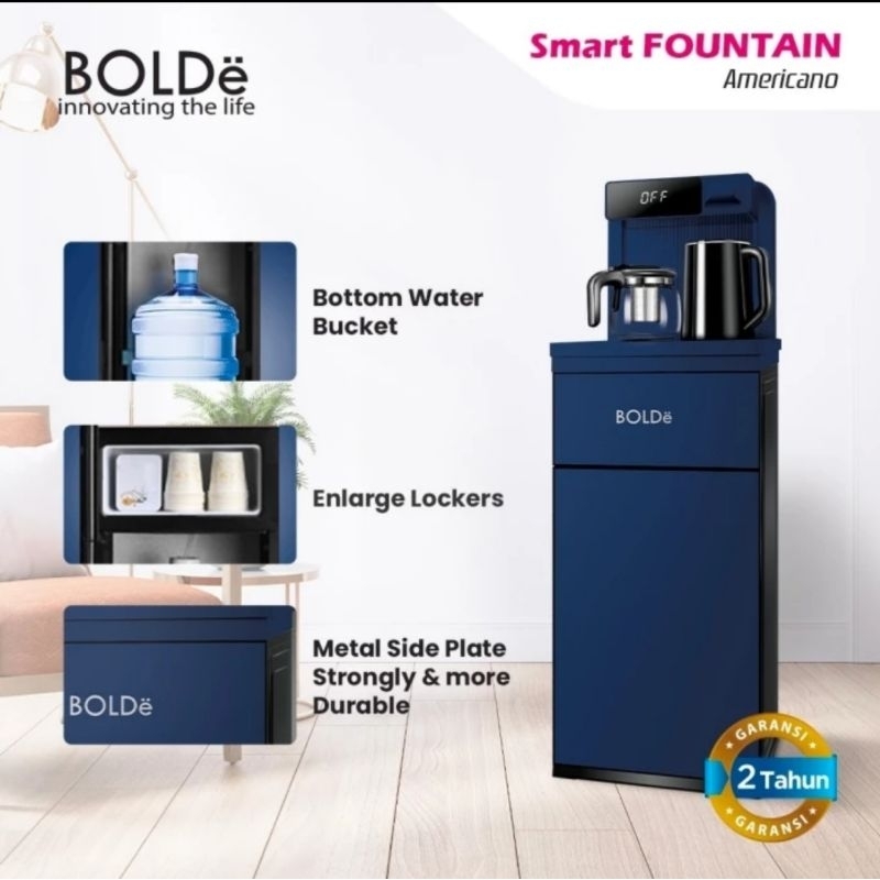 Jual BOLDe Dispenser Air Galon Bawah Smart Fountain AMERICANO | Shopee ...