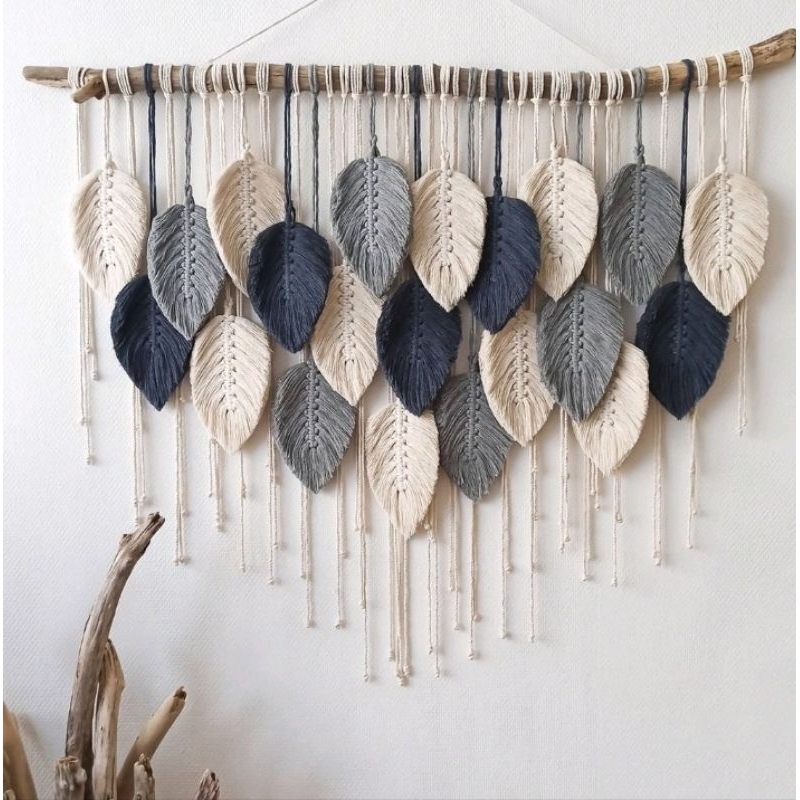 Jual Hiasan Macrame 100cm isi 25 daun | Shopee Indonesia