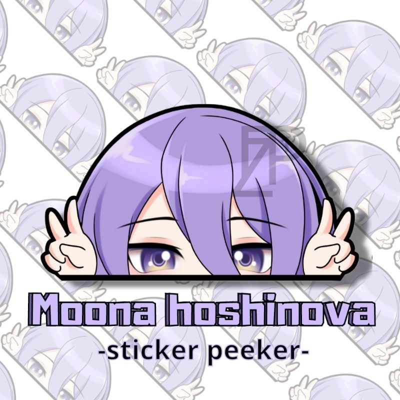 Jual STICKER INTIP ANIME MOONA HOSHINOVA HOLOLIVE-ID (WATERPROOF ...