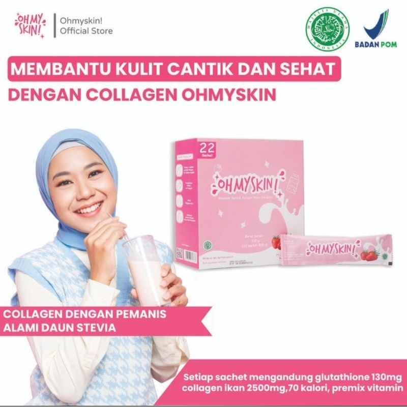 Jual OH MY SKIN COLLAGEN DRINK (22 SACHET) | Shopee Indonesia