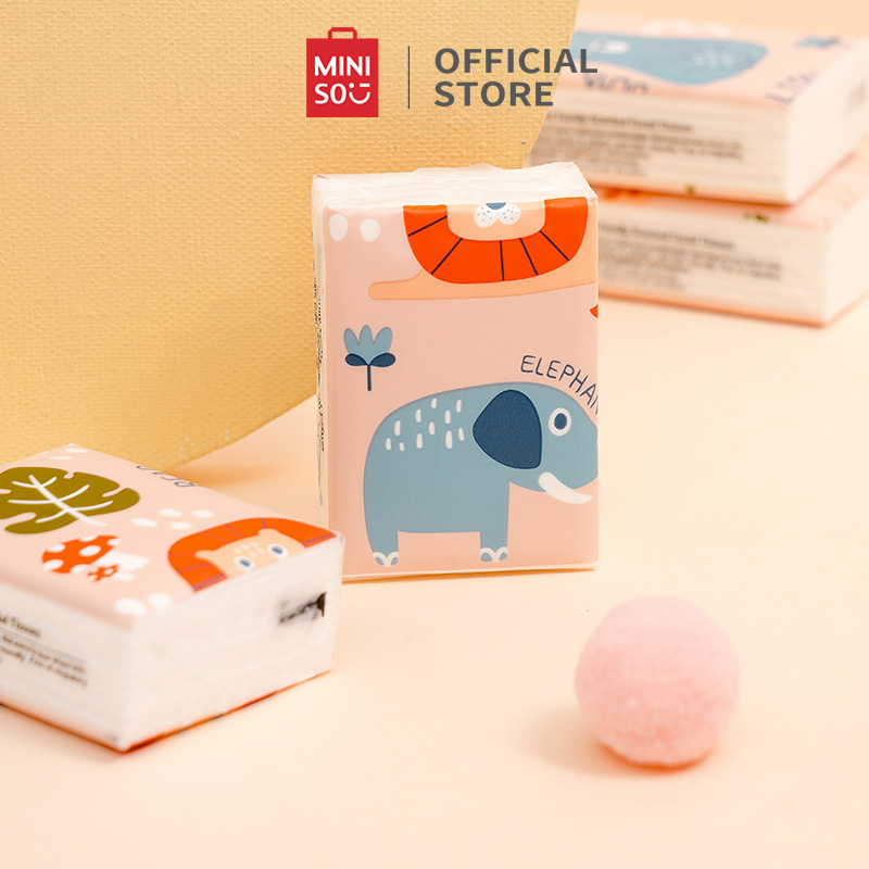 Jual MINISO Tissue Facial 3ply Pocket Tissue Tisu Wajah Lembut 8 Sheets ...