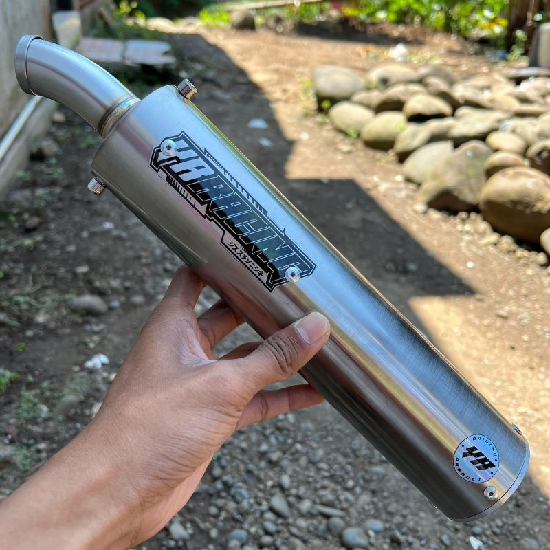 Jual Silincer Knalpot ORIGINAL YR RACING Stainless (A2) Ninja 150 SS R ...