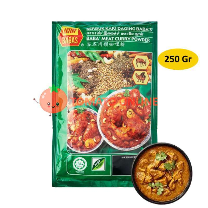 Jual Babas / Bubuk Kari Daging Curry Meat Powder / 250 gr gram [ Hijau ...