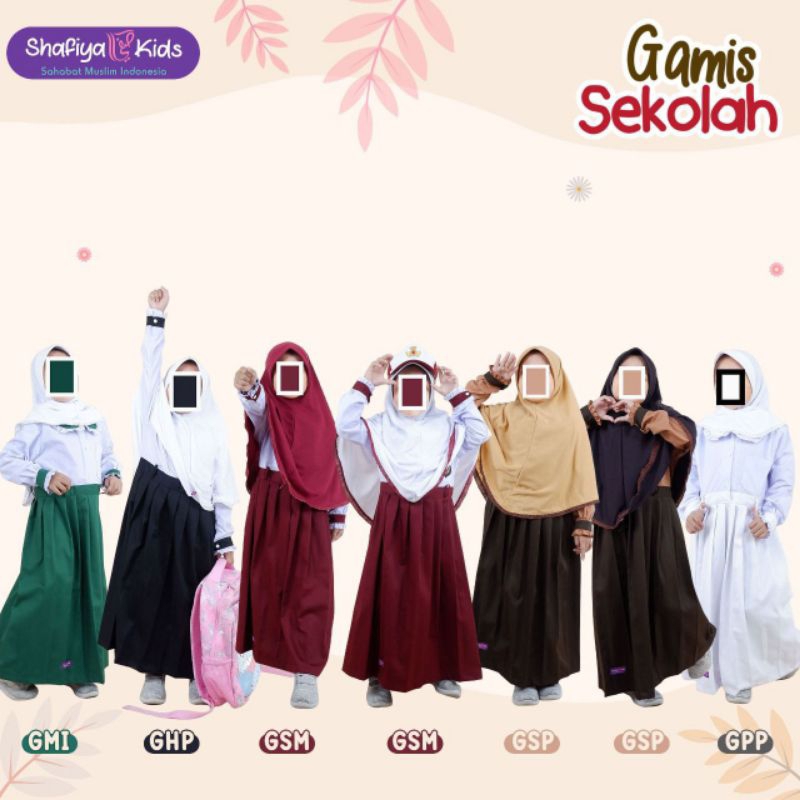 Jual SK Shafiya kids KHUSUS JILBAB STANDAR Gamis Seragam Sekolah Dasar ...