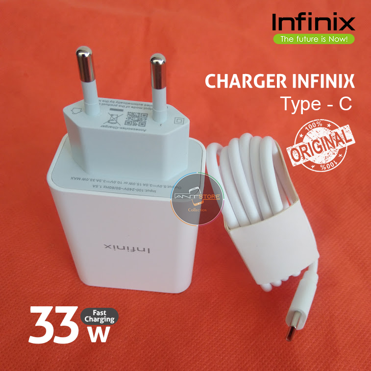Jual Charger Infinix Note 12 12i Original 33 Watt Type C Fast Charging ...