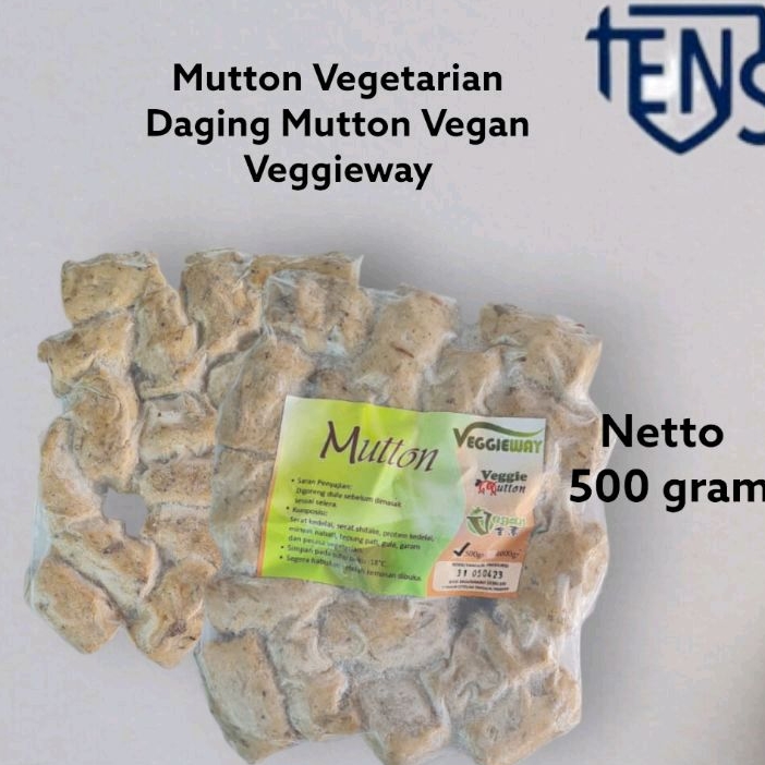 Jual Mutton Vegetarian Daging Mutton Vegan Veggieway 500 gram Veggie ...
