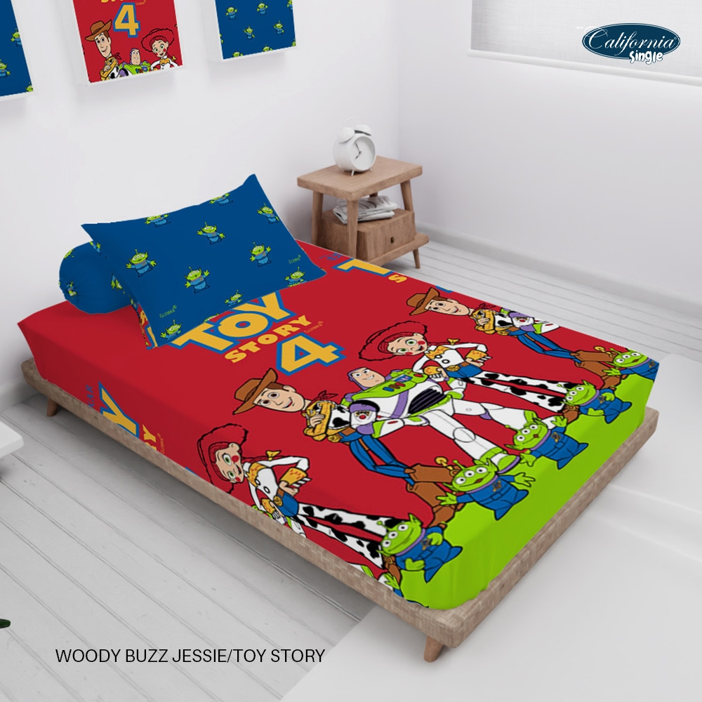 Jual CALIFORNIA Sprei Single Fitted 100x200 Woody Buzz Jessie / Toy ... Jual CALIFORNIA Sprei Single Fitted 100x200 Woody Buzz Jessie / Toy ...