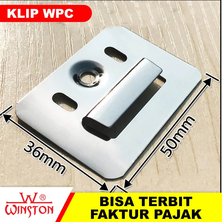 Jual Clip Wall Panel / Braket Bracket WPC Panel Klip Besi Cantolan ...