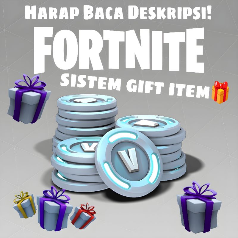 Jual Item Gift 2500 V-Bucks FORTNITE | Shopee Indonesia