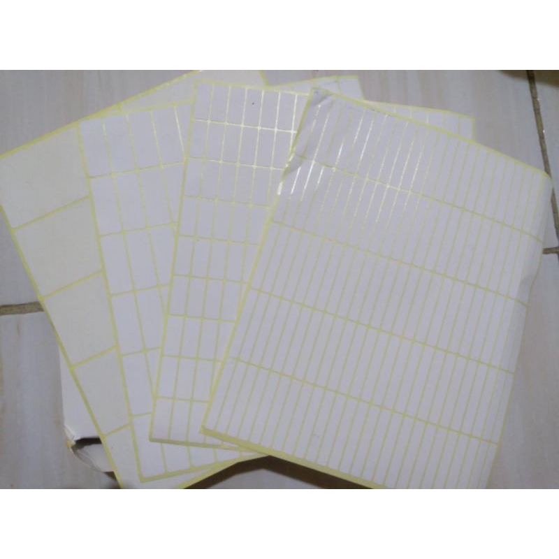 Jual TOKOUNIKMEDAN label stiker polos | Shopee Indonesia