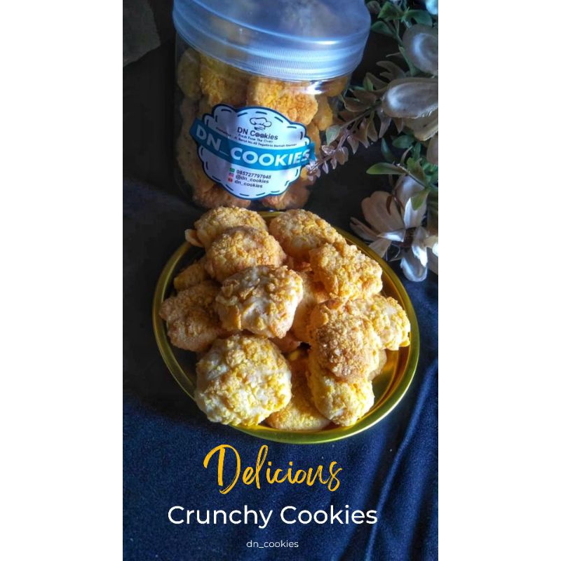 Jual Crunchy Cookies || keju edam || Snack Cemilan || Murah enak ...