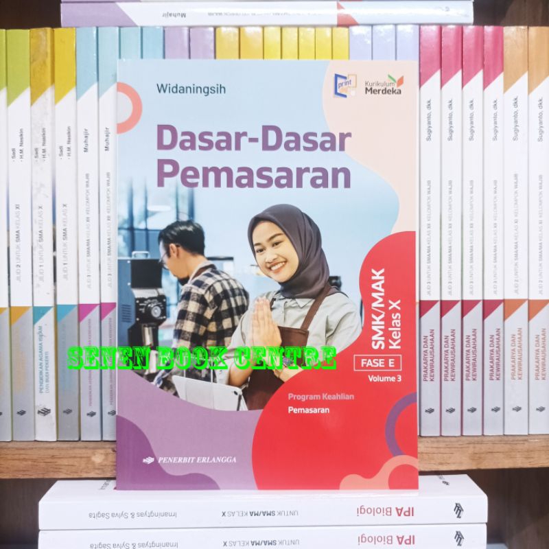 Jual Buku Dasar Dasar Pemasaran Kelas 1/X 10 SMK Erlangga Kurikulum Merdeka - Volume 3 | Shopee ...