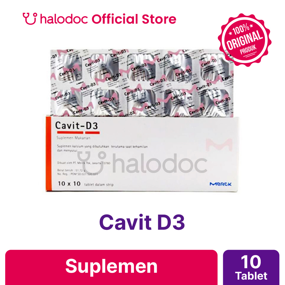 Jual Cavit D3 10 Tablet | Shopee Indonesia