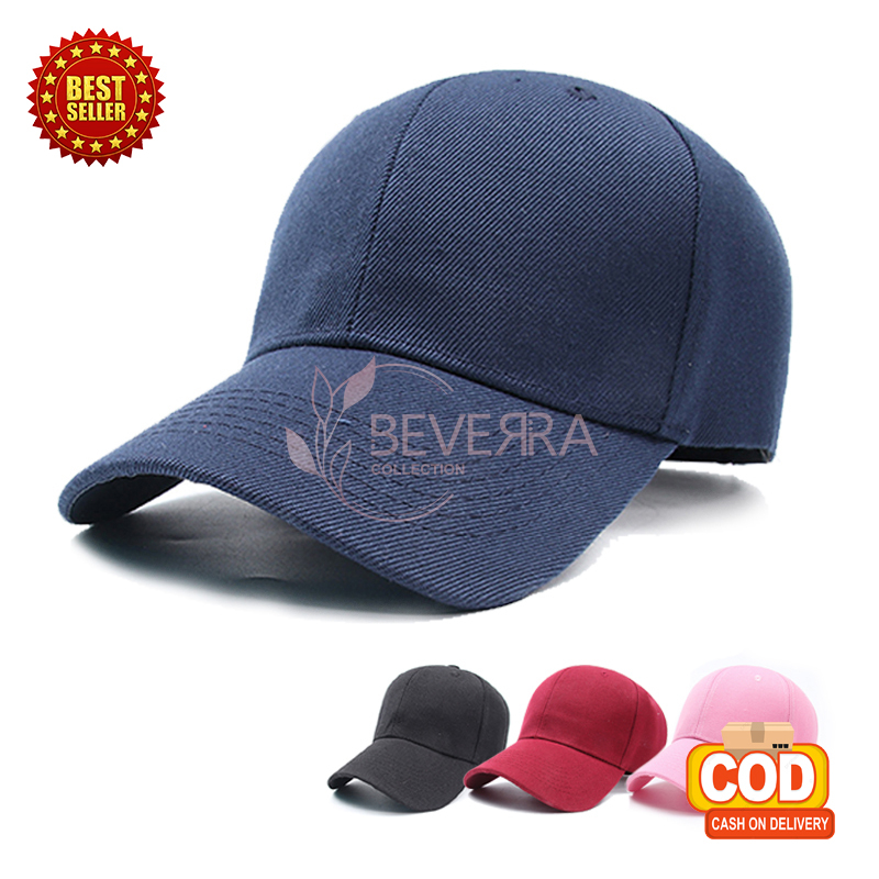 Jual Topi Baseball Pria Wanita Polos Distro Model Casual Cap Warna ...
