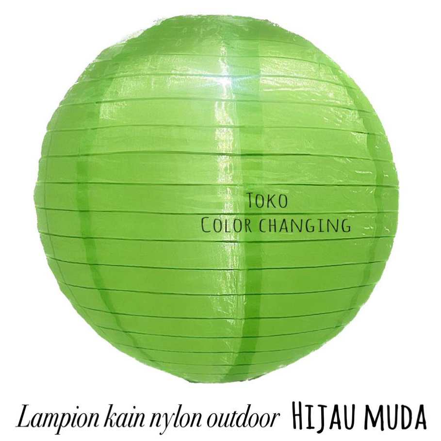 Jual Lampion KAIN bulat OUTDOOR 30 cm | Shopee Indonesia