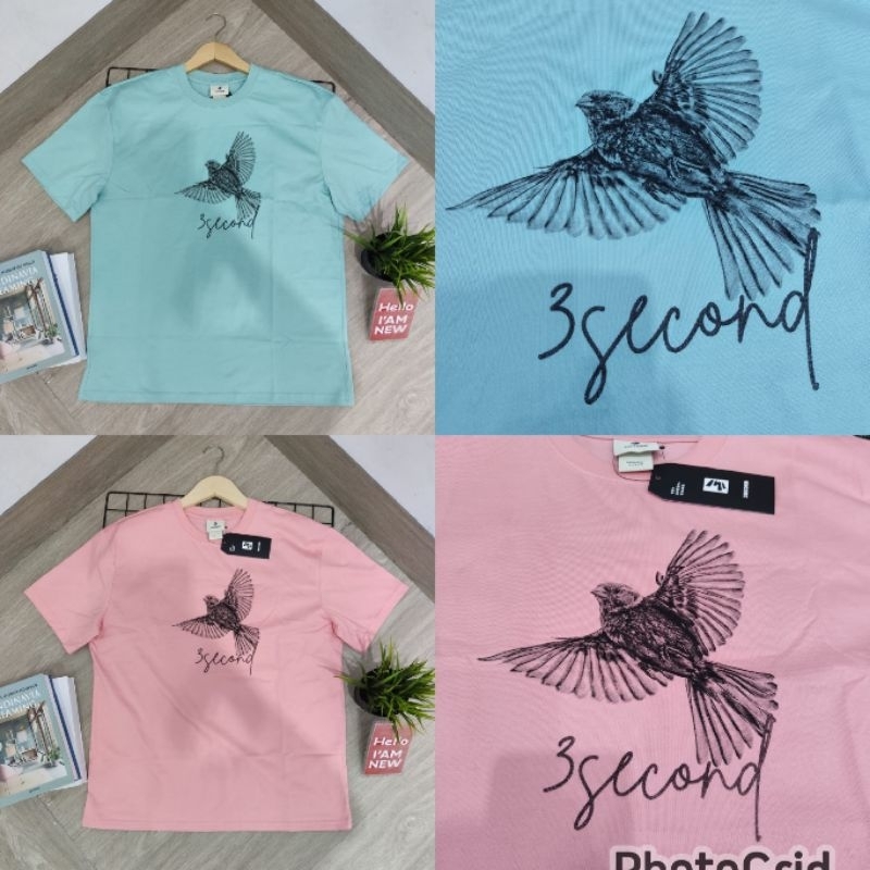 Jual kaos 3second original (OVERSIZED) | Shopee Indonesia