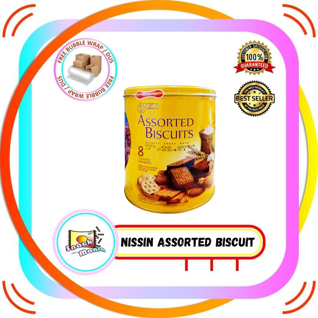 Jual Nissin Assorted Biscuits Kaleng 650 gr Biskuit | Shopee Indonesia