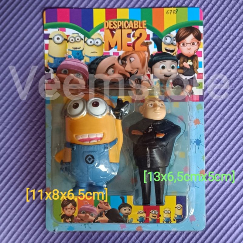 Jual Figure Mainan Pajangan Kue Tart Cake Minion Dr.Gru Despicable Me ...