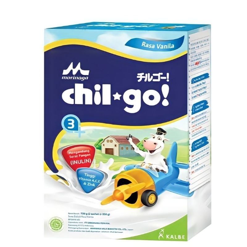 Jual Morinaga chil-go 3+ susu bubuk vanila box 700 g | Shopee Indonesia