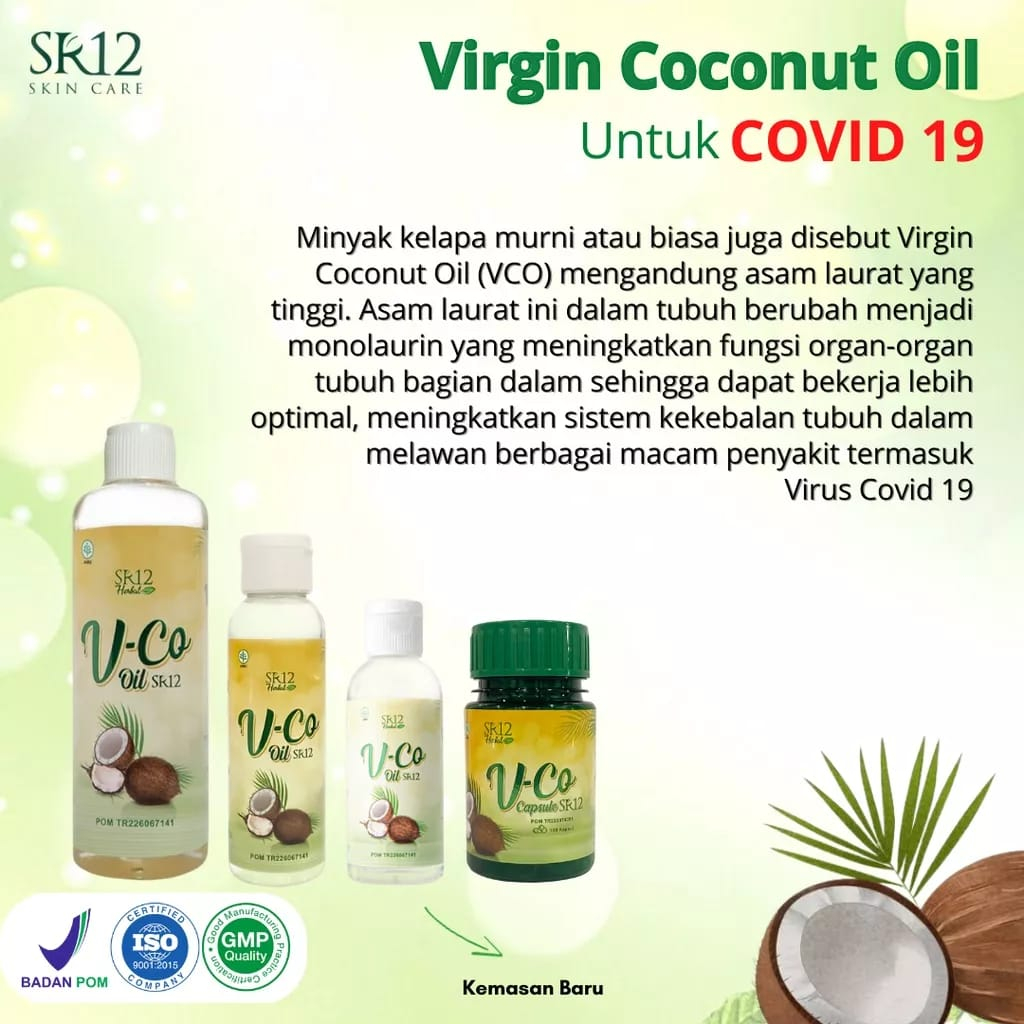 Jual IMUN BOOSTER VCO/VICO/VIRGIN COCONUT OIL/MINYAK KELAPA SR12/V-CO ...
