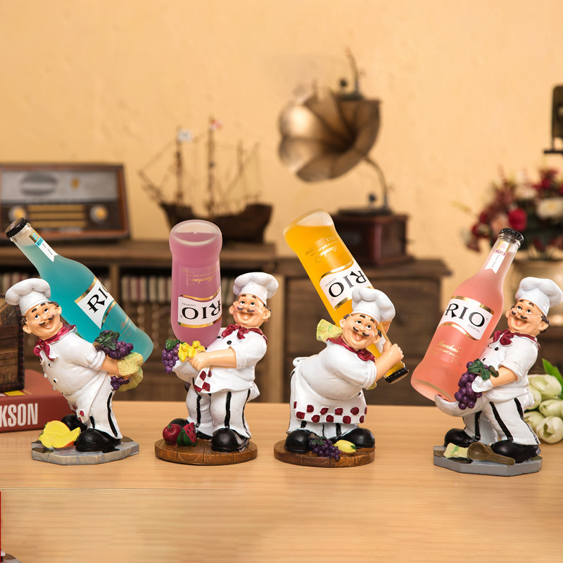 Jual Wine Holder Patung Chef Italia / Chef Figurine Series 959 | Shopee ...
