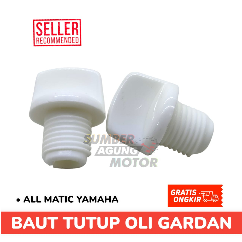 Jual Tutup Baut Oli Gardan Yamaha All Matic Mio Sporty-GT-J-M3/Aerox ...