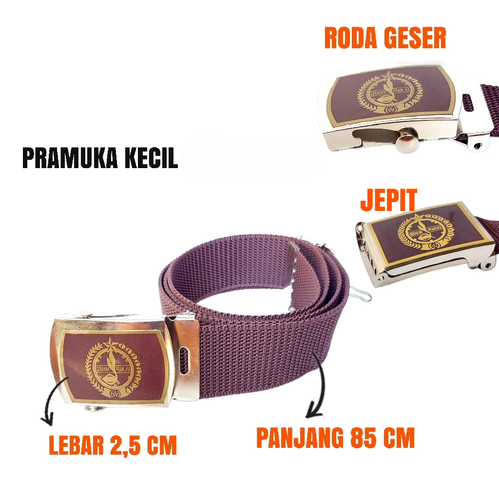 Jual Sabuk Gesper Ikat pinggang Anak sekolah SD SMP SMA PRAMUKA ...