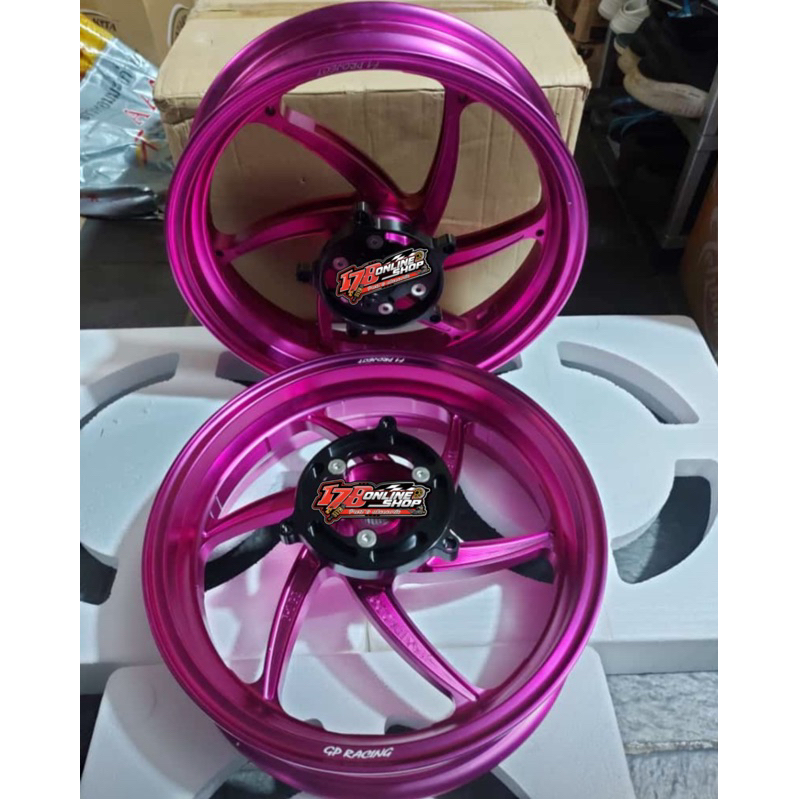 Jual velg GP Racing F1 For xmax size 350-15 400-14 pink series 🇹🇭 ...