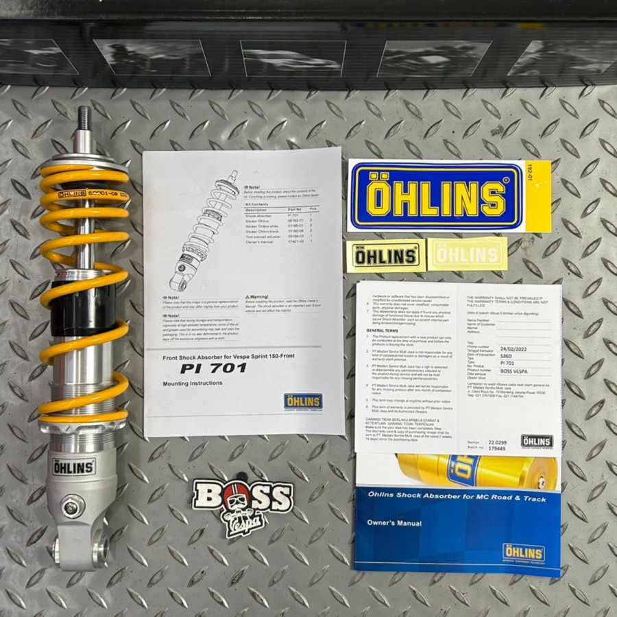 Jual Shock Ohlins Front Vespa Sprint 3V | Shopee Indonesia