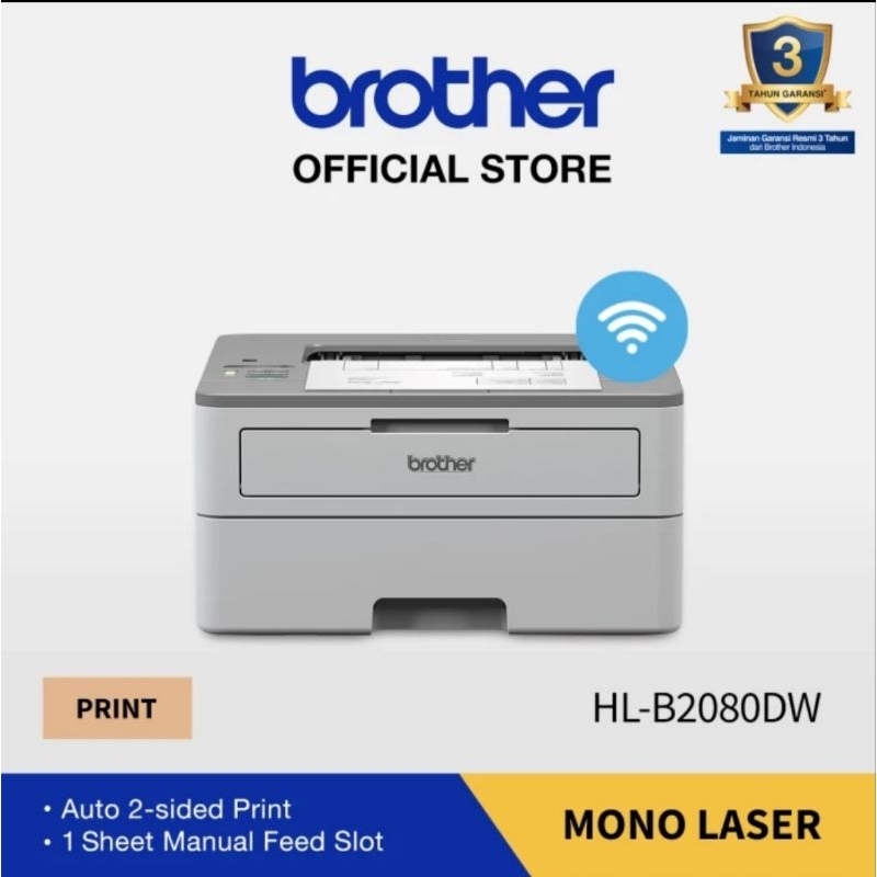 Jual Printer Brother HL B2080DW MONO LASER with DUPLEX & WIFI (HL ...