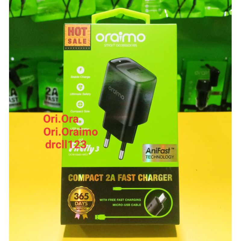 Jual CHARGER ORAIMO OCW-E66s+M53 | Shopee Indonesia
