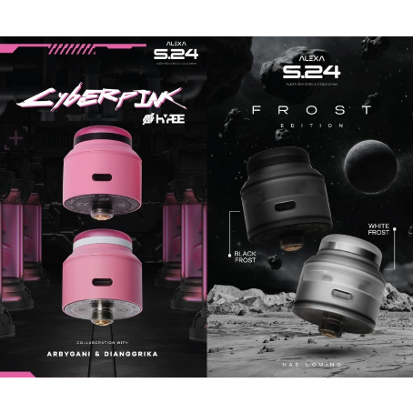 Jual RDA ALEXA S24 24MM FROST EDITION & CYBER PINK BY ALEXA X INHALE ...