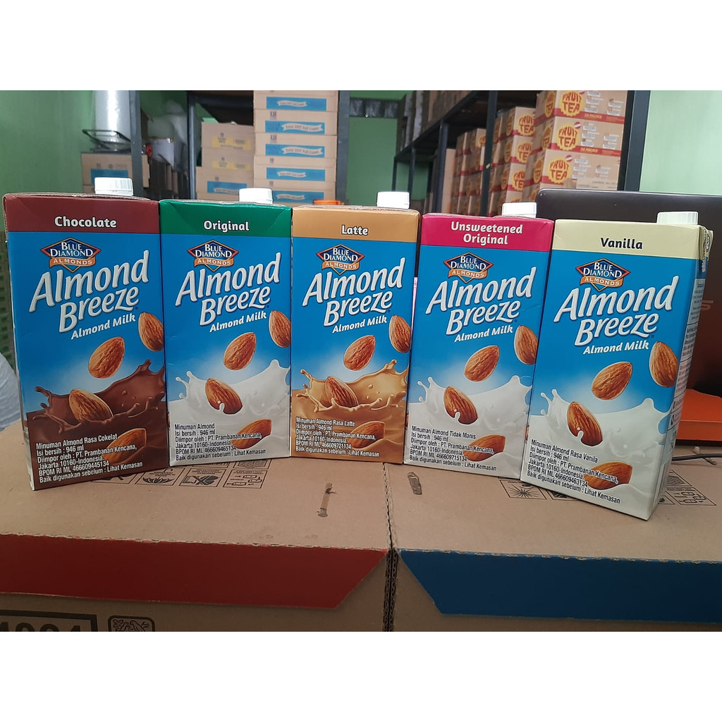 Jual Blue Diamond Almond Breeze Almond Milk 946 ml (Satuan) | Shopee Indonesia