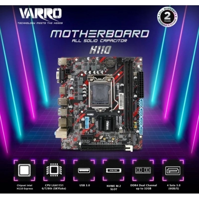 Jual Motherboard Varro H110 R4 NVME | Shopee Indonesia